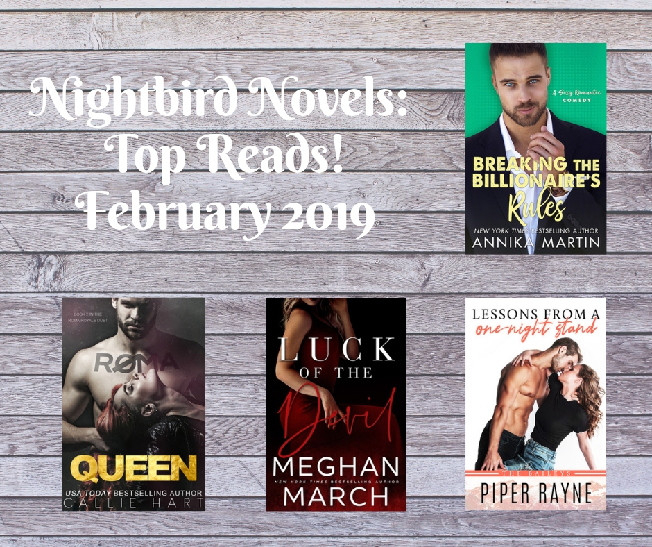 Top Reads! February 2019 – Nightbird Novels